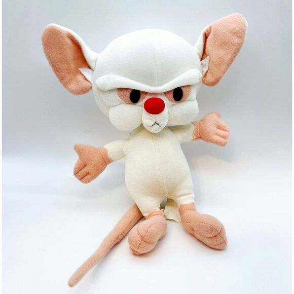 Toys | Vintage Dakin Pinky And The Brain Plush Animaniacs 1996 | Poshmark